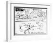 Map and Diagram of Lindbergh's Trans-Atlantic Flight Giclee Print ...