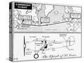 Map and Diagram of Lindbergh's Trans-Atlantic Flight Giclee Print ...