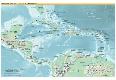 'Map of Central America and the Caribbean (Political) Art Poster Print ...