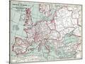 'Map Of Europe, 12Th Century' Giclee Print | AllPosters.com