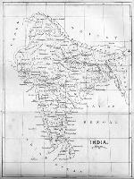 'Map of India, 1847' Giclee Print | AllPosters.com