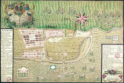 'Map of Madras at the Time of the Capture of the Town and Fort of St ...
