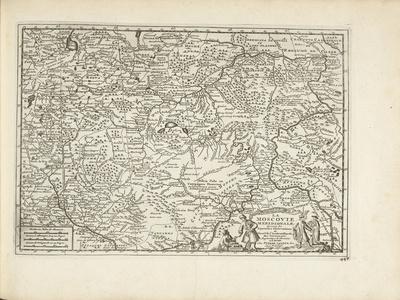 Map of Moscovia, 1726 Giclee Print | AllPosters.com