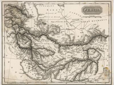 'Map of Persia' Photographic Print | AllPosters.com