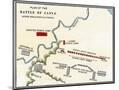 'Map of the Battle of Cannae, in Which Hannibal Defeated the Romans ...