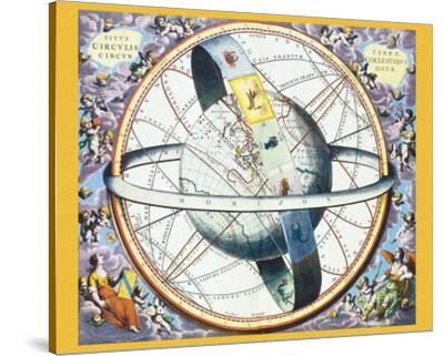 'Map of the Earth' Stretched Canvas Print | AllPosters.com