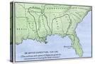 Map of the Itinerary of the Spanish Expedition of Hernando De Soto ...