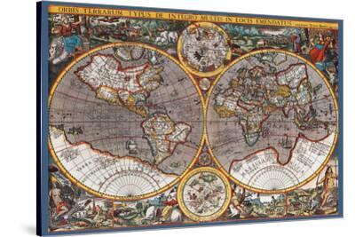 'Map of the World II' Stretched Canvas Print | AllPosters.com