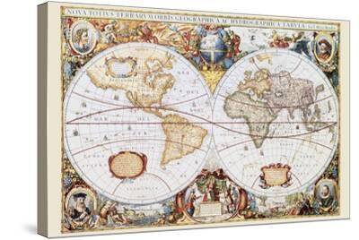 'Map of the World' Stretched Canvas Print | AllPosters.com