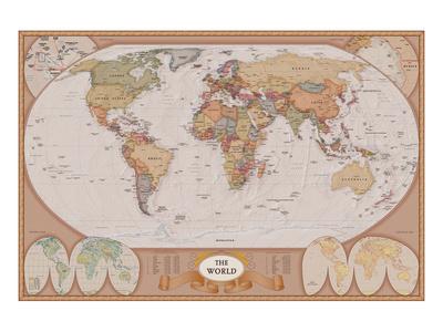 'Map of the World' Prints | AllPosters.com