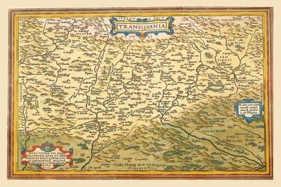 'Map of Transylvania' Prints - Abraham Ortelius | AllPosters.com