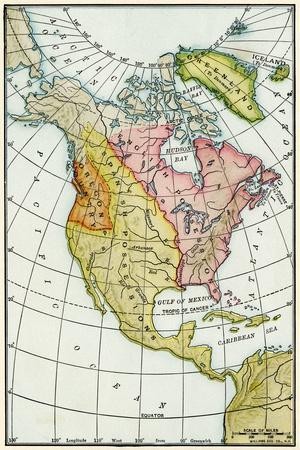 'Map Showing the Distribution and New Frontiers of the Colonies of ...