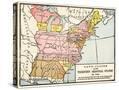 Map Showing the States Claimed by the 13 Colonies Originated in the ...