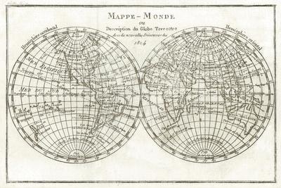 'Mappemonde' Giclee Print - Stephanie Monahan | AllPosters.com