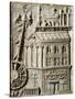 Marble Relief Showing Construction of Building Using Crane, from Tomb ...