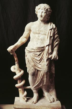 'Marble Statue of Apollo-Asclepius from Epidaurus, Greece' Giclee Print ...