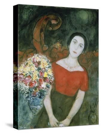 'Portrait of Vava' Stretched Canvas Print - Marc Chagall | AllPosters.com