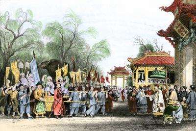 'Marco Polo Welcomed at the Court of Kublai Khan in China, c.1200 ...