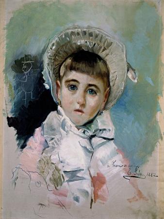 'María Picón Y Pardiñas, Con Capota Blanca, 1882' Giclee Print - Emilio ...