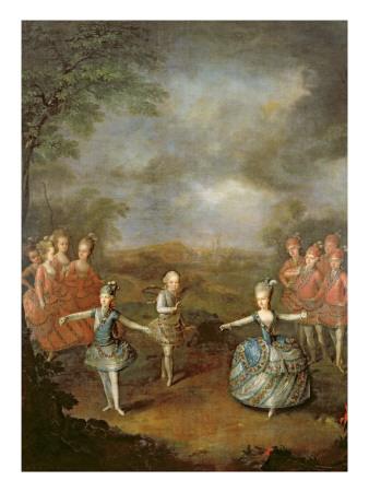 'Marie Antoinette and Her Sisters in 'Il Trionfo Dell' Amore, Performed ...