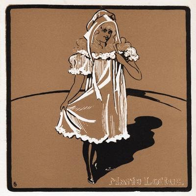 'Marie Loftus (1857-194), Scottish Music Hall Star, Late 19th Century ...