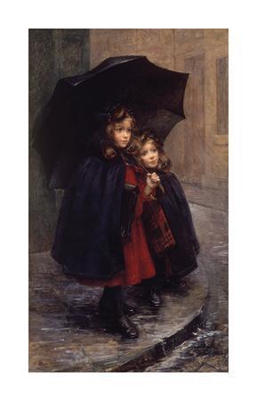 'Sheltering Sisters' Premium Giclee Print - Marie Louise Boyer-Breton ...