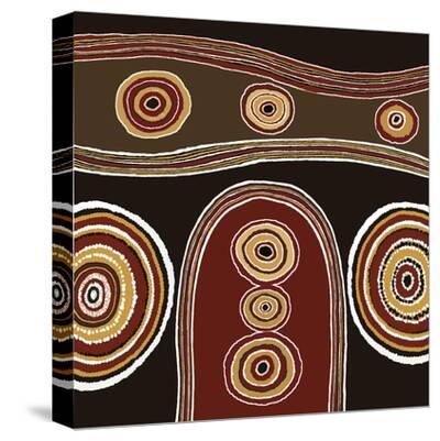'Global Pattern - Align' Stretched Canvas Print - Mark Chandon ...
