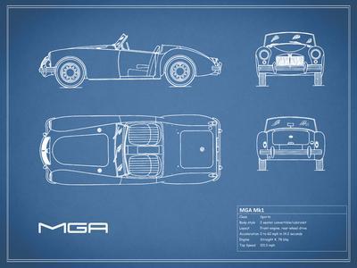 MGM GA-Blue Prints - Mark Rogan | AllPosters.com