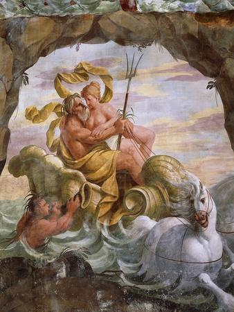 'Marriage of Poseidon and Amphitrite, Bacchanalia Room, Villa Contarini ...
