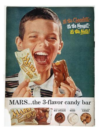 'Mars Bar Ad, 1957' Giclee Print | AllPosters.com
