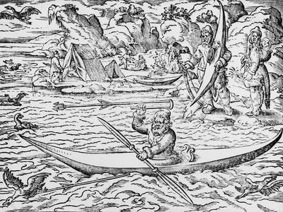 'Martin Forbisher Sailing down Northen Bay' Giclee Print | AllPosters.com