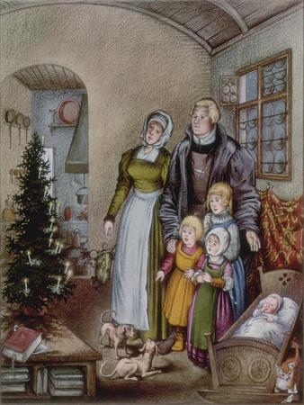 'Martin Luther's Christmas Tree, from 'The Illustrated London News ...