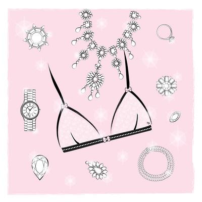 'Pink Bra' Posters - Martina Pavlova | AllPosters.com