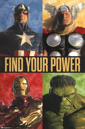 'Marvel Comics - Avengers Grid' Print - Trends International ...