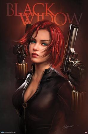 'Marvel Comics - Black Widow - Two Guns' Posters - Trends International | AllPosters.com
