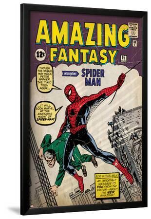 'Marvel Comics Retro: Amazing Fantasy Comic Book Cover No.15 ...