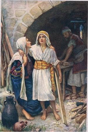 'Mary and Jesus, Illustration from 'Women of the Bible', Published by ...