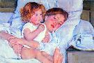 'Mary Cassatt Breakfast in Bed' Prints | AllPosters.com