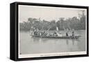 Mary Kingsley on the Ogowe River, Gabon, During Her Travels There ...