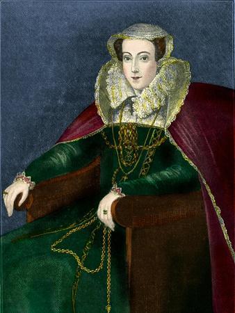 'Mary, Queen of Scots, Illustration from 'Cassell's Illustrated History ...