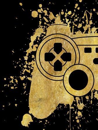 'Gamer Splash VI Black Gold' Print - Mary Urban | AllPosters.com