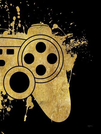 'Gamer Splash VII Black Gold' Posters - Mary Urban | AllPosters.com