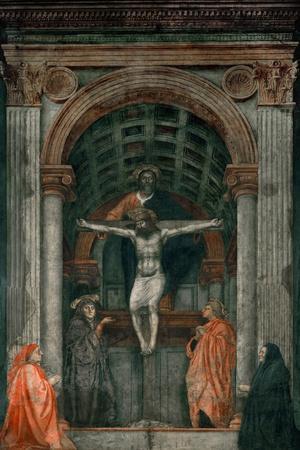 'The Holy Trinity, Fresco' Giclee Print - Masaccio | AllPosters.com
