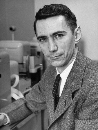 'Mathematician and Computer Scientist Claude Shannon' Photographic ...
