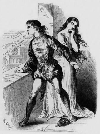 Illustration by Maurice Sand for Novel Lelia by George Sand (1833 ...