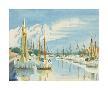 Kutter im M¸hlengraben (Leba) Premium Giclee Print - Max Pechstein ...