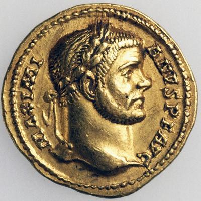 Maximian Aureus Bearing Head of Hercules, Recto. Roman Coins, 3rd-4th ...