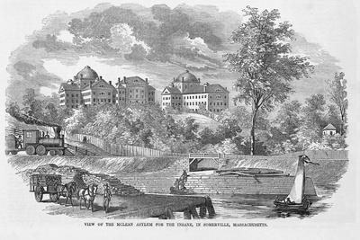 'Mclean Asylum in Somerville' Giclee Print | AllPosters.com