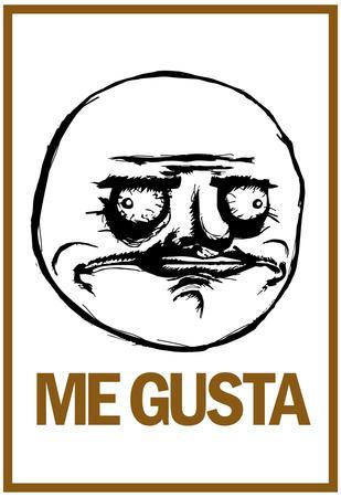 'Me Gusta Rage Comic Meme' Poster | AllPosters.com
