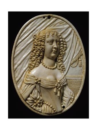 'Medallion Depicting Princess, Ivory' Giclee Print | AllPosters.com